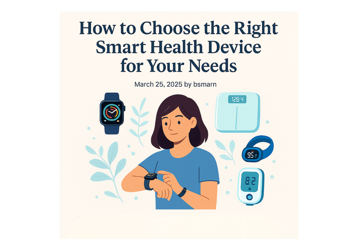 How to Choose the Right Smart Health Device for Your Needs SHTH